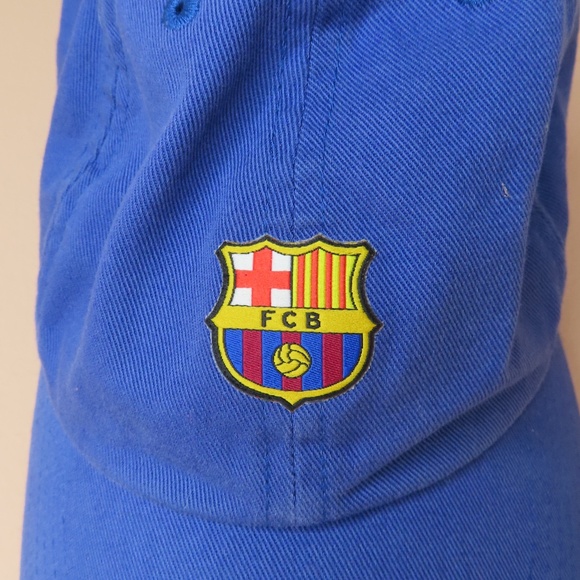 Nike | Accessories | Nike Fc Barcelona Blue Baseball Cap Sporty Classic ...